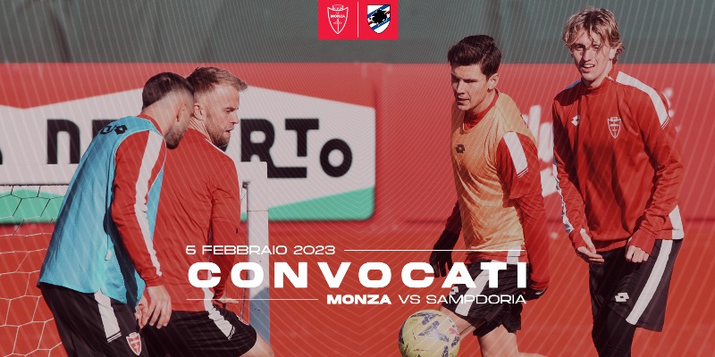 Monza - Sampdoria: squad list - Associazione Calcio Monza S.p.A.