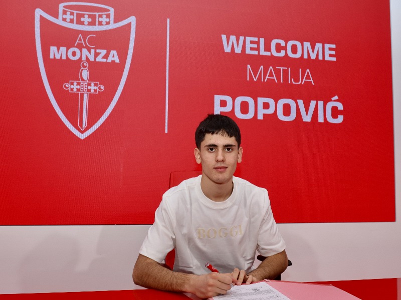 Matija Popovic joins AC Monza - Associazione Calcio Monza S.p.A.